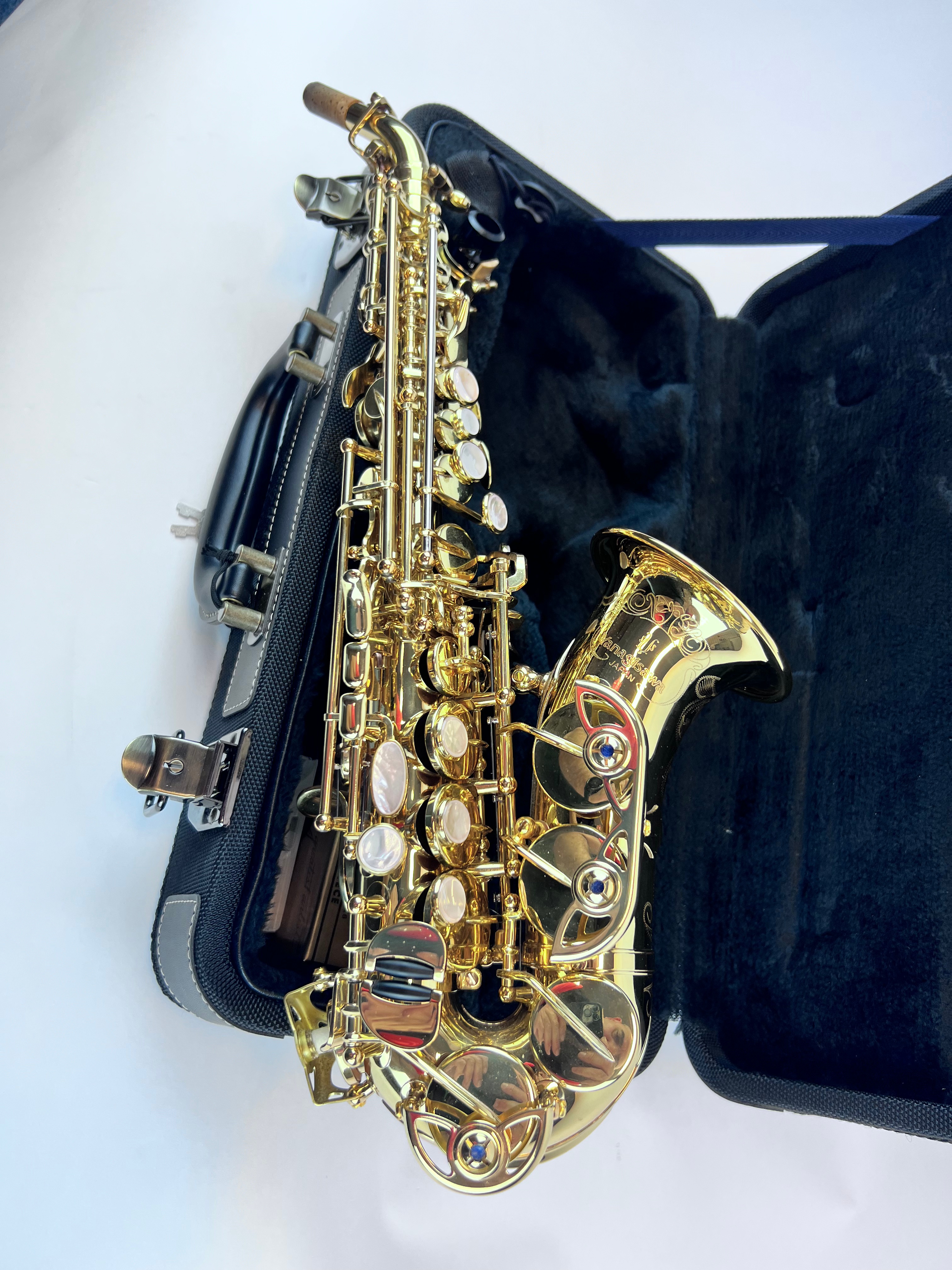 Yanagisawa Gebogen Soprano SC-WO10 Elite- Uitvoering: Goudlak - Lemca